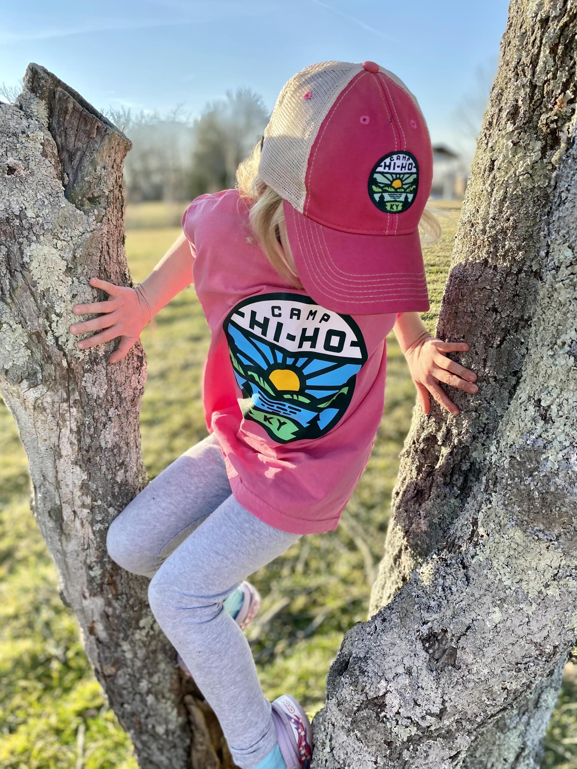 Pink Youth Hat - Camp Hi-Ho